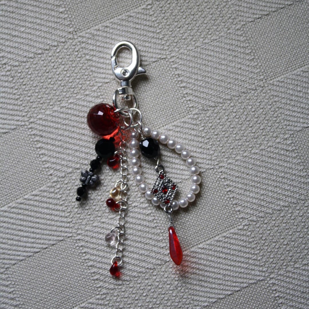 Hua Cheng Hualian Red and Black Butterfly Keychain / Bag Charm - Etsy