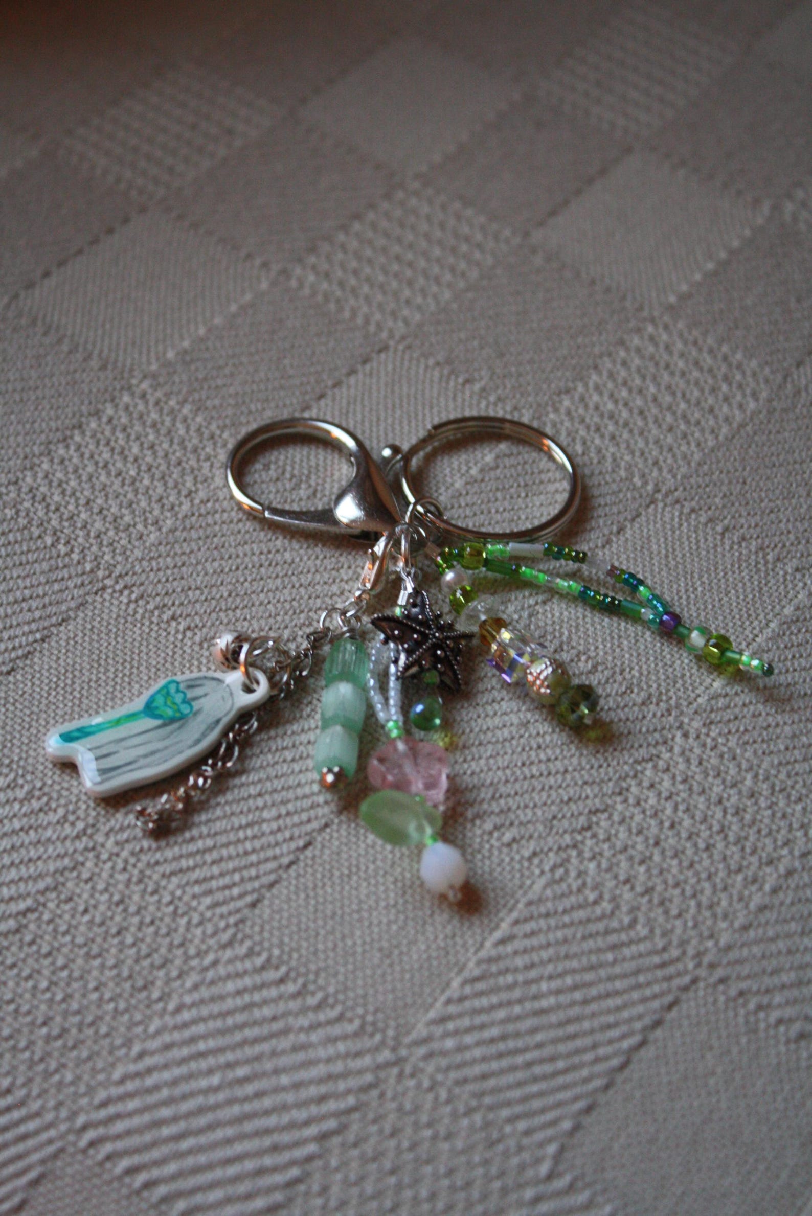TGCF Shi Qingxuan, Wind Master Beefleaf Beaded Keychain / Bag Charm - Etsy