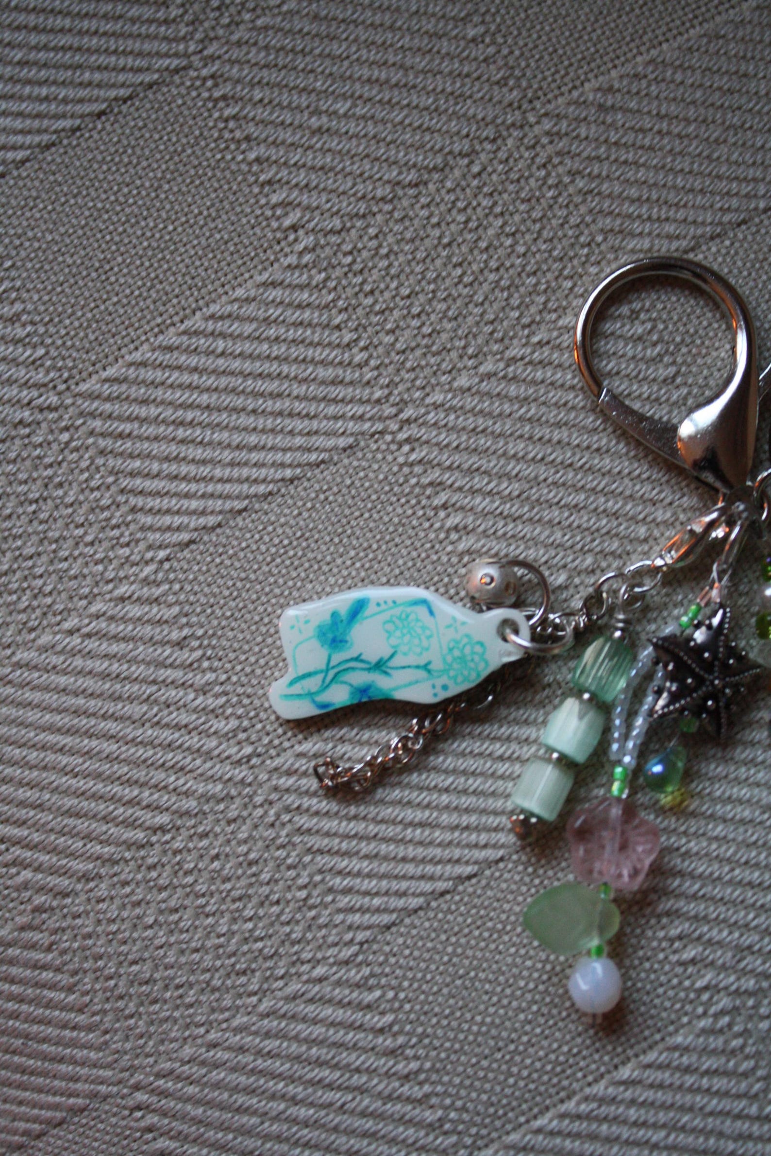 TGCF Shi Qingxuan, Wind Master Beefleaf Beaded Keychain / Bag Charm - Etsy