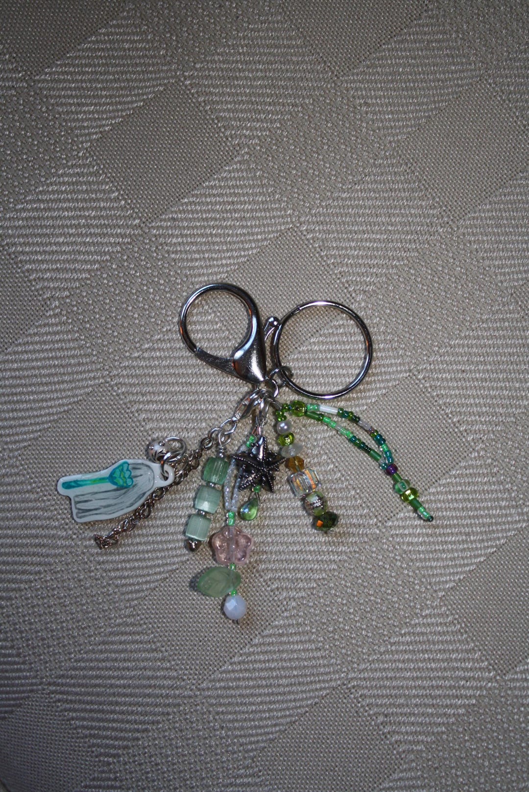 TGCF Shi Qingxuan, Wind Master Beefleaf Beaded Keychain / Bag Charm - Etsy