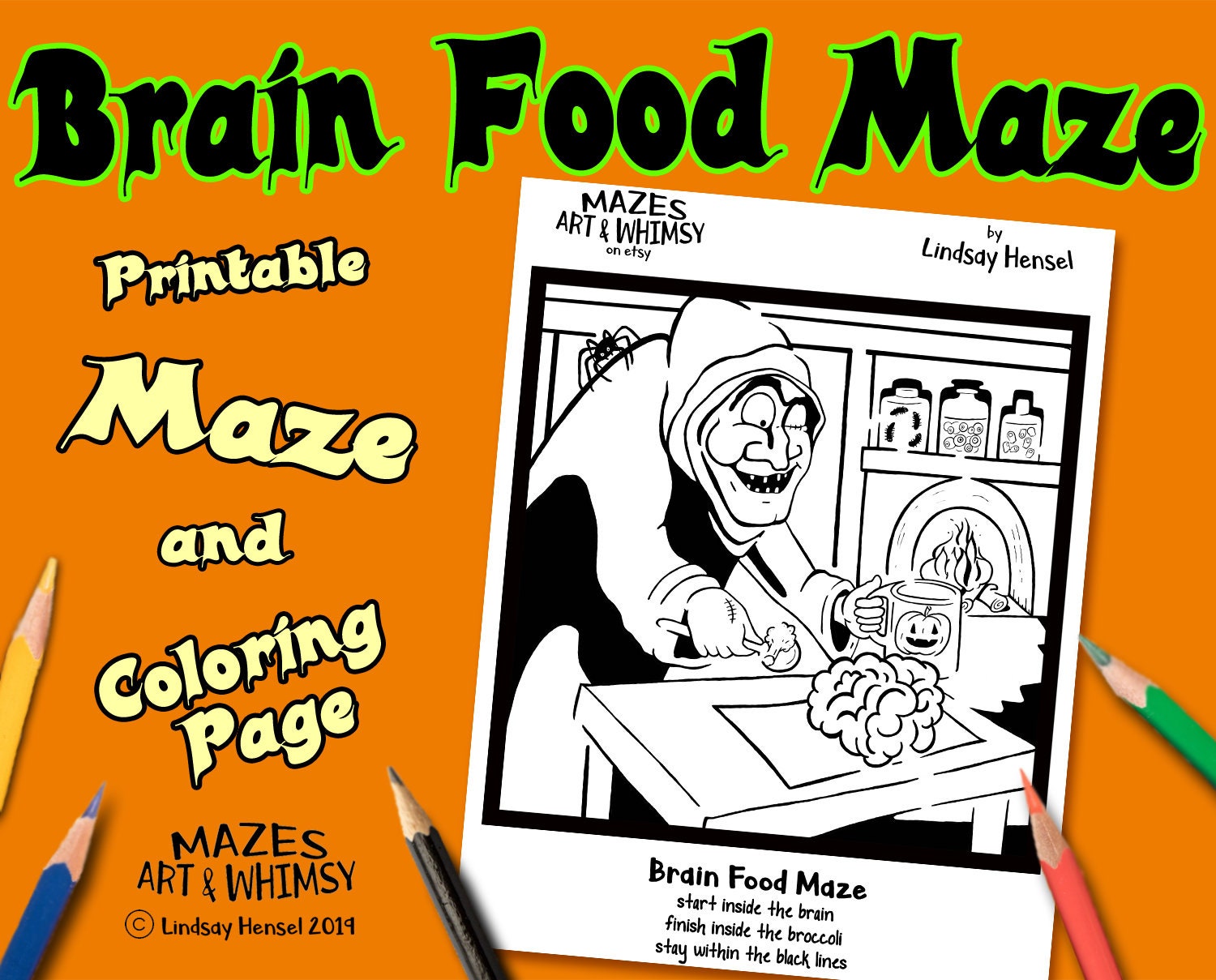 Kids Maze Food