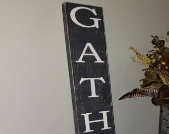 Gather Sign - Etsy