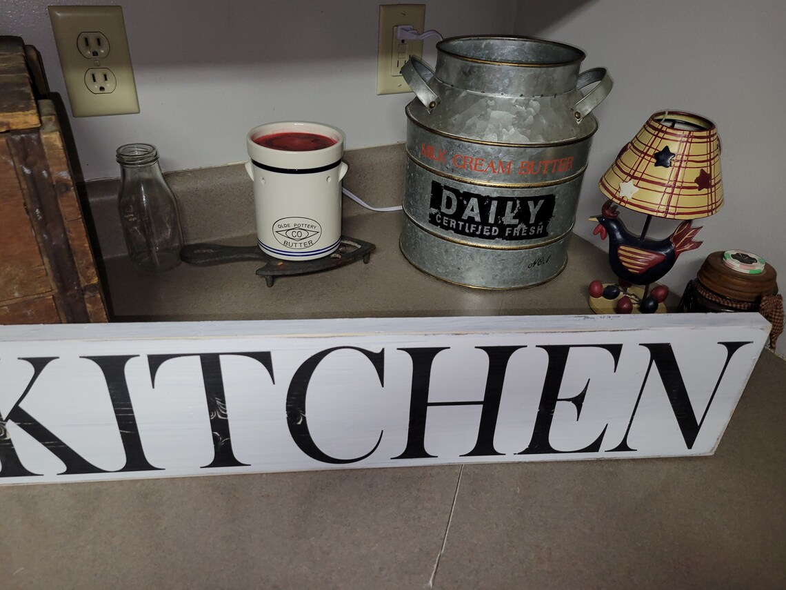 BRAND NEW Handmade Wooden Farmhouse KITCHEN Sign - Etsy