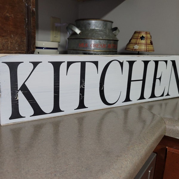 Wooden Kitchen Sign - Etsy
