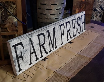 Farm Fresh Sign | Etsy
