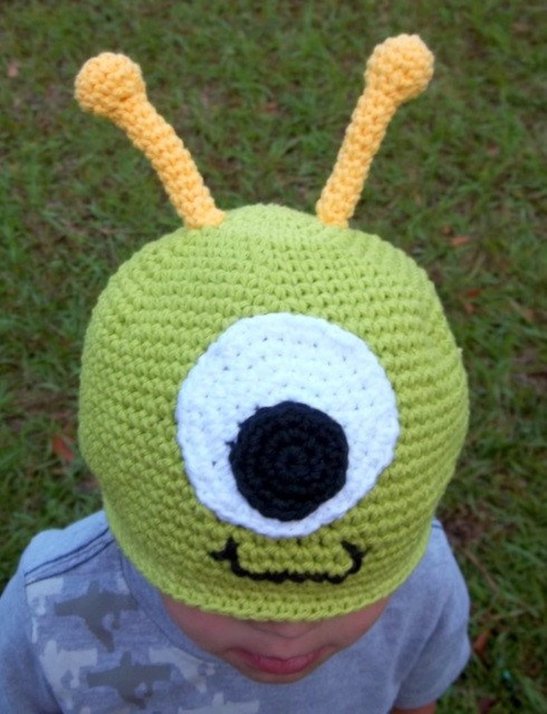 Awesome Alien Hat Crochet Pattern, Sizes Newborn-10 Years - Etsy