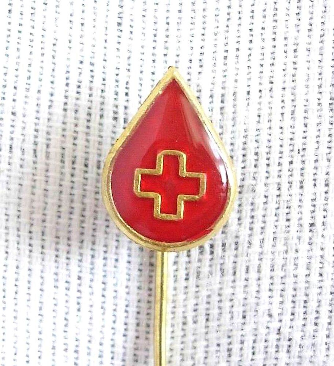 RED CROSS Blood Donor Vintage Pin Badge - Etsy