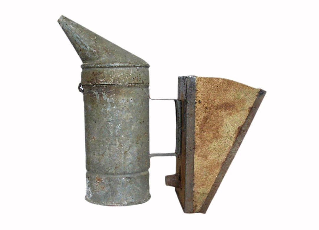 Antique Vintage Beekeeping Smoker, Bee Smoker, Primitive Tool Smoking ...