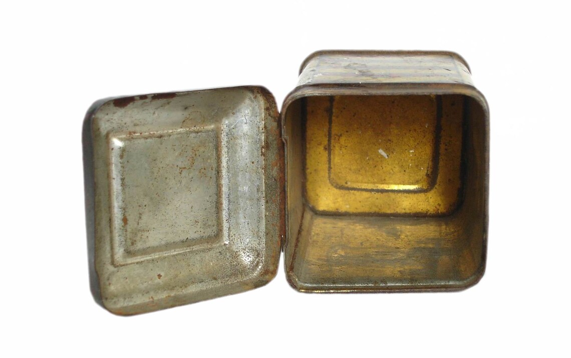 Antique Bulgarian Cacao Cocoa Tin Box 1900s Rare Lithographed - Etsy