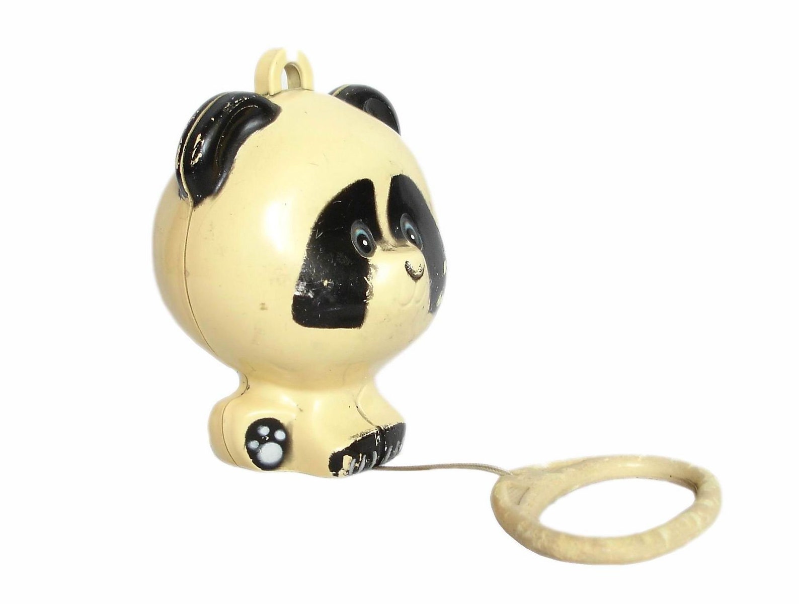 Vintage Baby Musical Pull-string Toy SANKYO Panda Musical Toy - Etsy