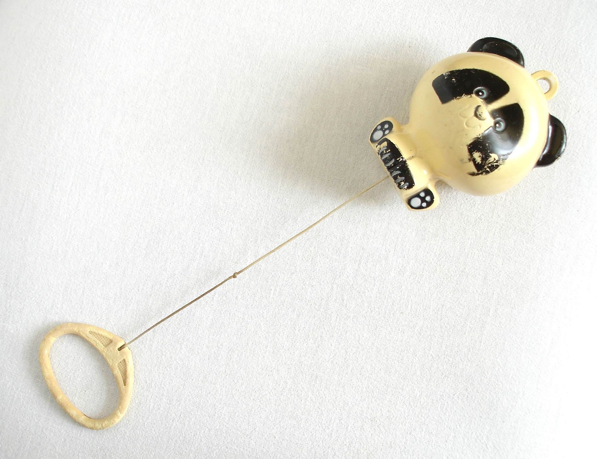 Vintage Baby Musical Pull-string Toy SANKYO Panda Musical Toy - Etsy