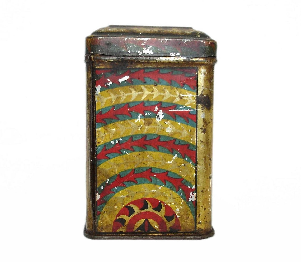 Antique Bulgarian Cacao Cocoa Tin Box 1900s Rare Lithographed - Etsy