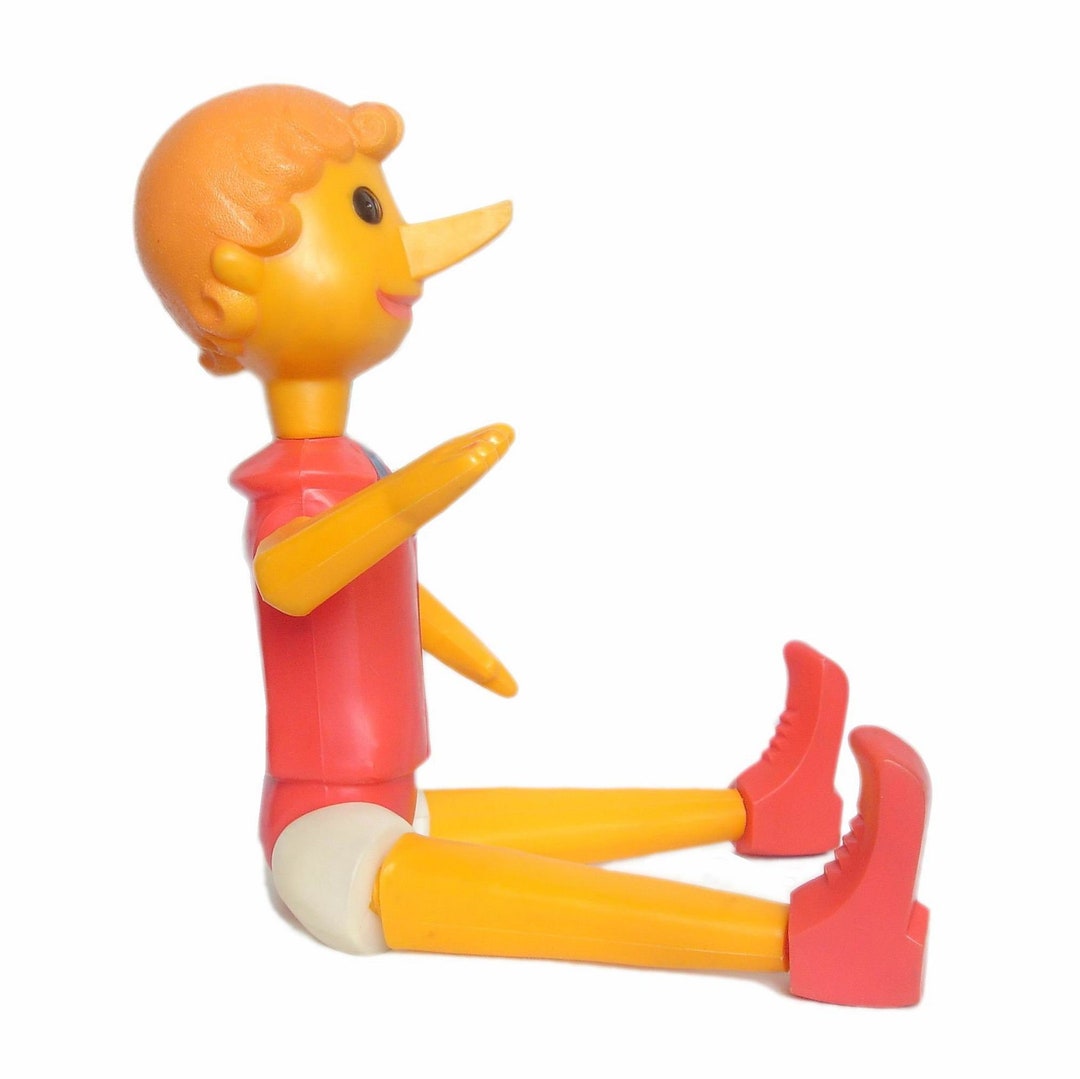 Vintage Soviet Pinocchio/buratino Plastic PINOCCHIO Doll. Soviet Toy ...