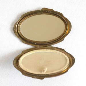 Vintage Celluloid Compact Powder With Mirror, Antique Powder Box - Etsy