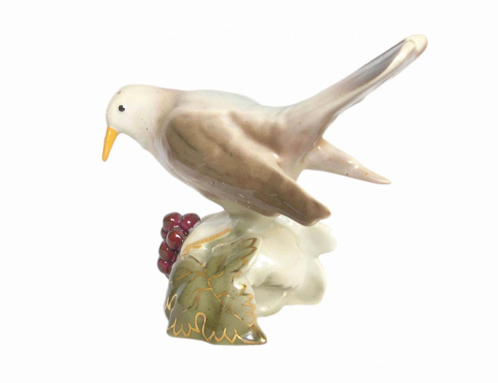 Vintage Porcelain Thrush Bird Figurine Russian Soviet Bird - Etsy