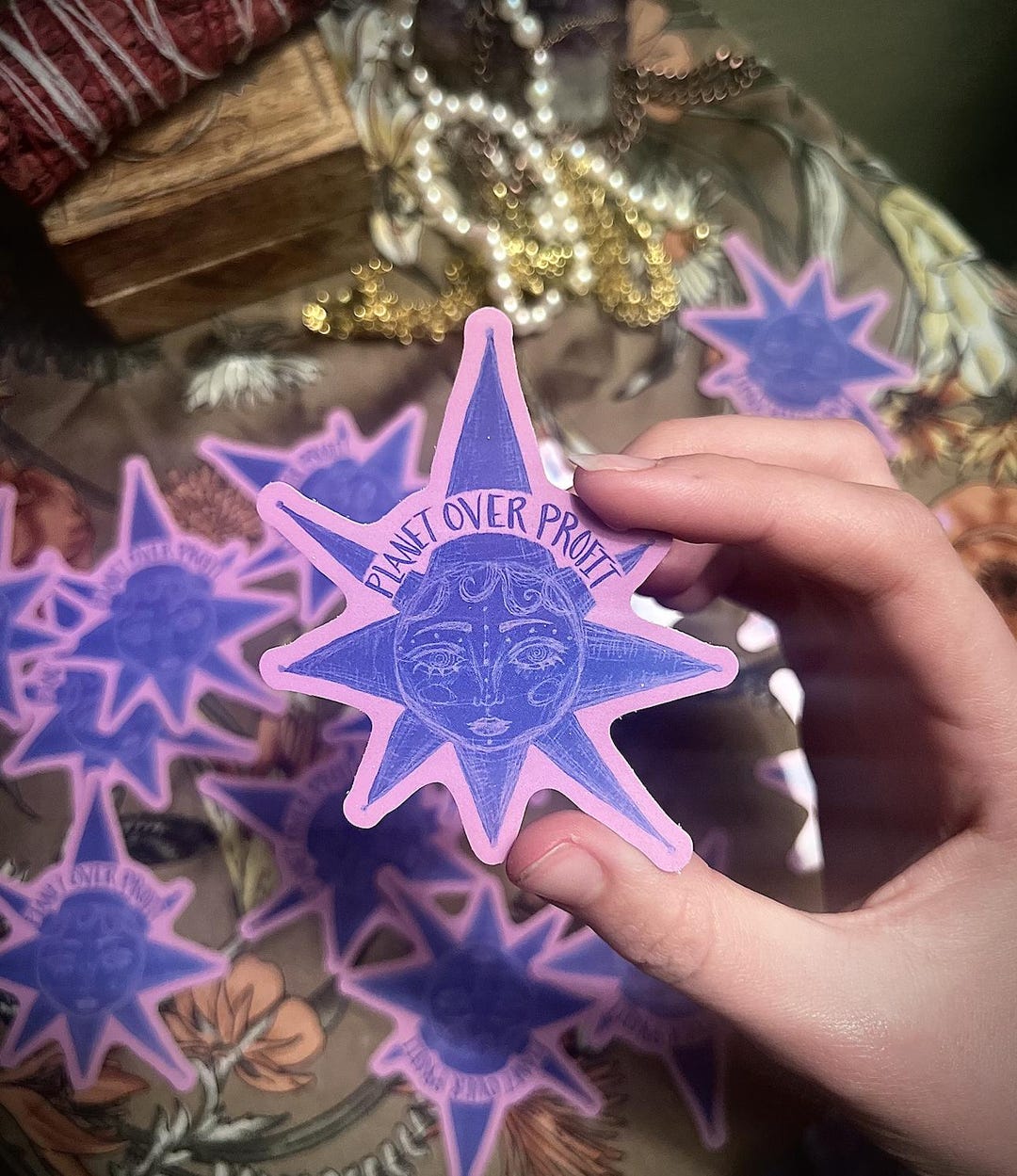 Planet Over Profit | Social Justice Decal | Laptop Waterbottle Sticker ...