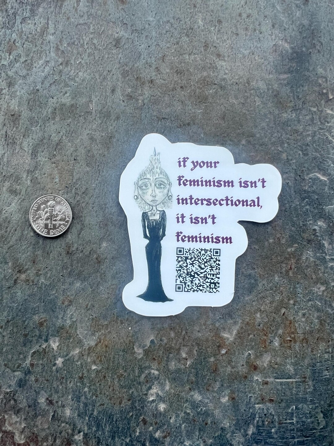 Intersectional Feminist Sticker | Social Justice Decal | Laptop ...