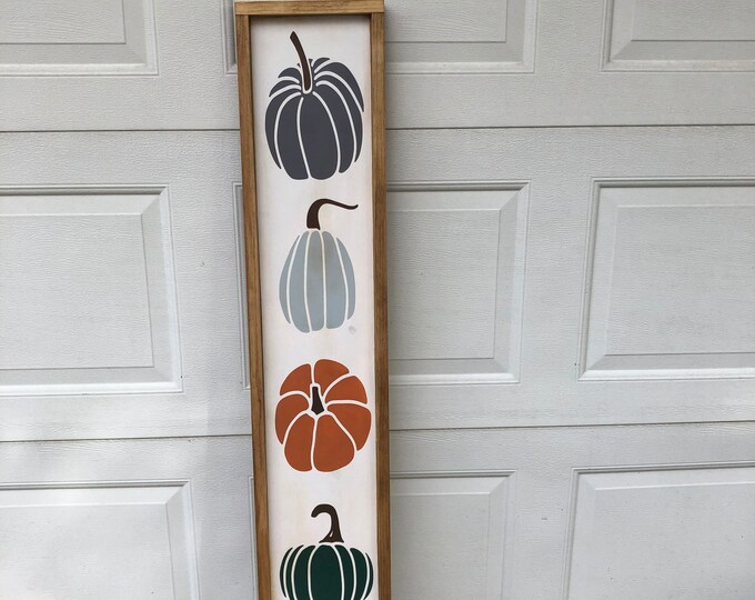 Pumpkin Porch Sign, Pumpkin Sign Decor, Fall Porch - Etsy