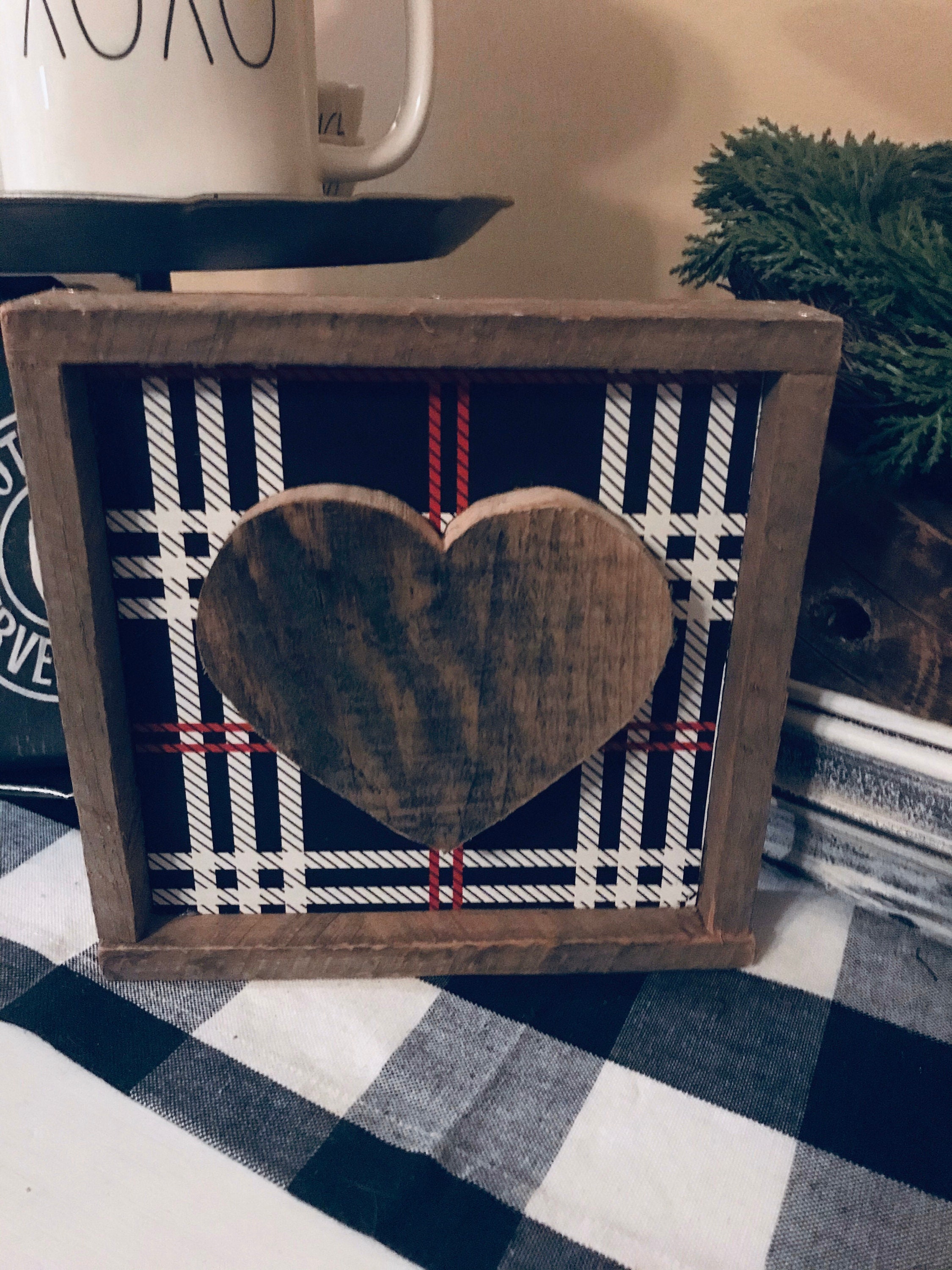 Rustic Valentine Sign Farmhouse Valentine Decor Valentine | Etsy