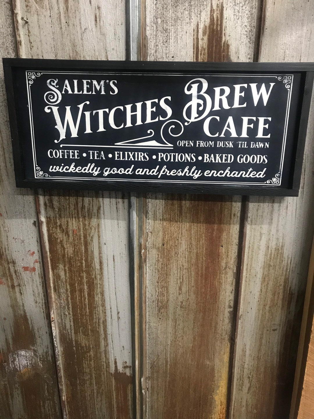 Witches Brew Sign, Witches Brew Kitchen Sign, Halloween Sign - Etsy
