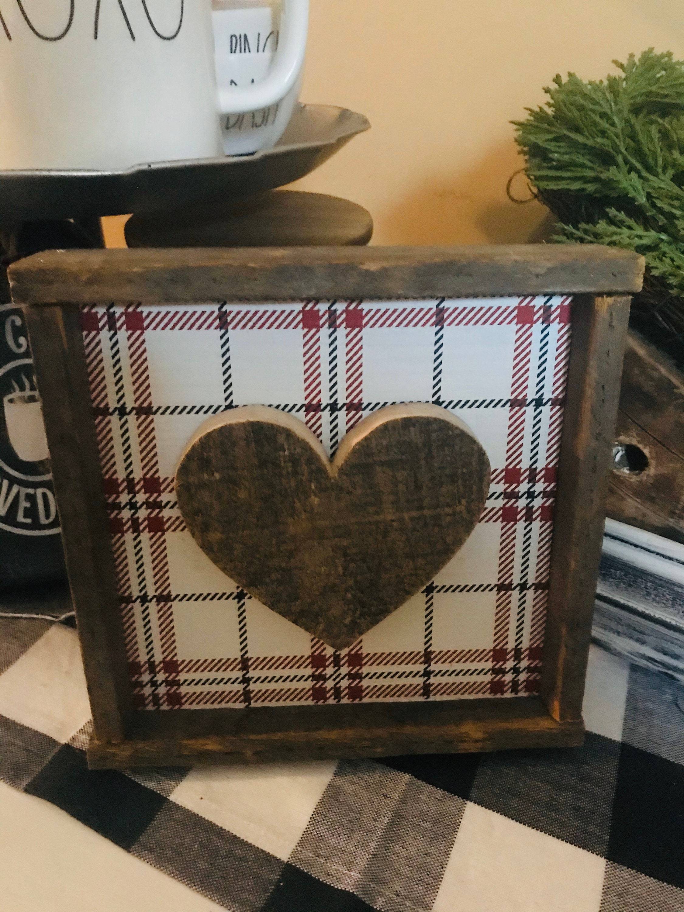 Rustic Valentine Decor Farmhouse Valentine Sign Valentine | Etsy