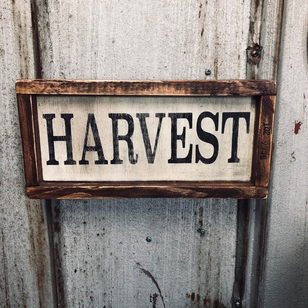 Harvest Signs - Etsy