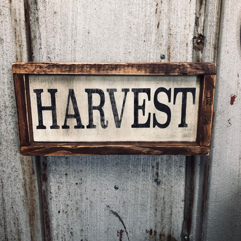Harvest Signs - Etsy