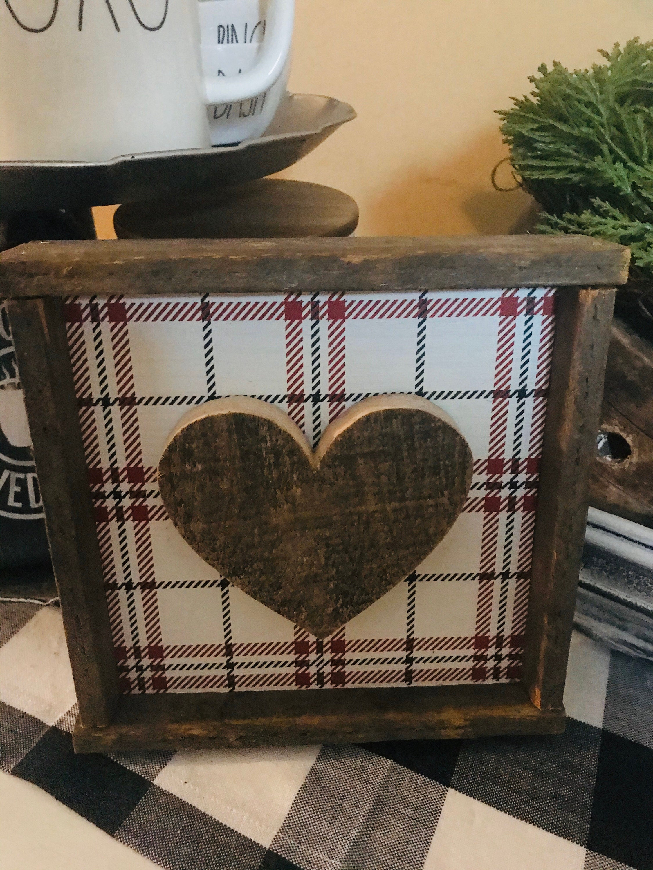 Rustic Valentine Decor Farmhouse Valentine Sign Valentine | Etsy