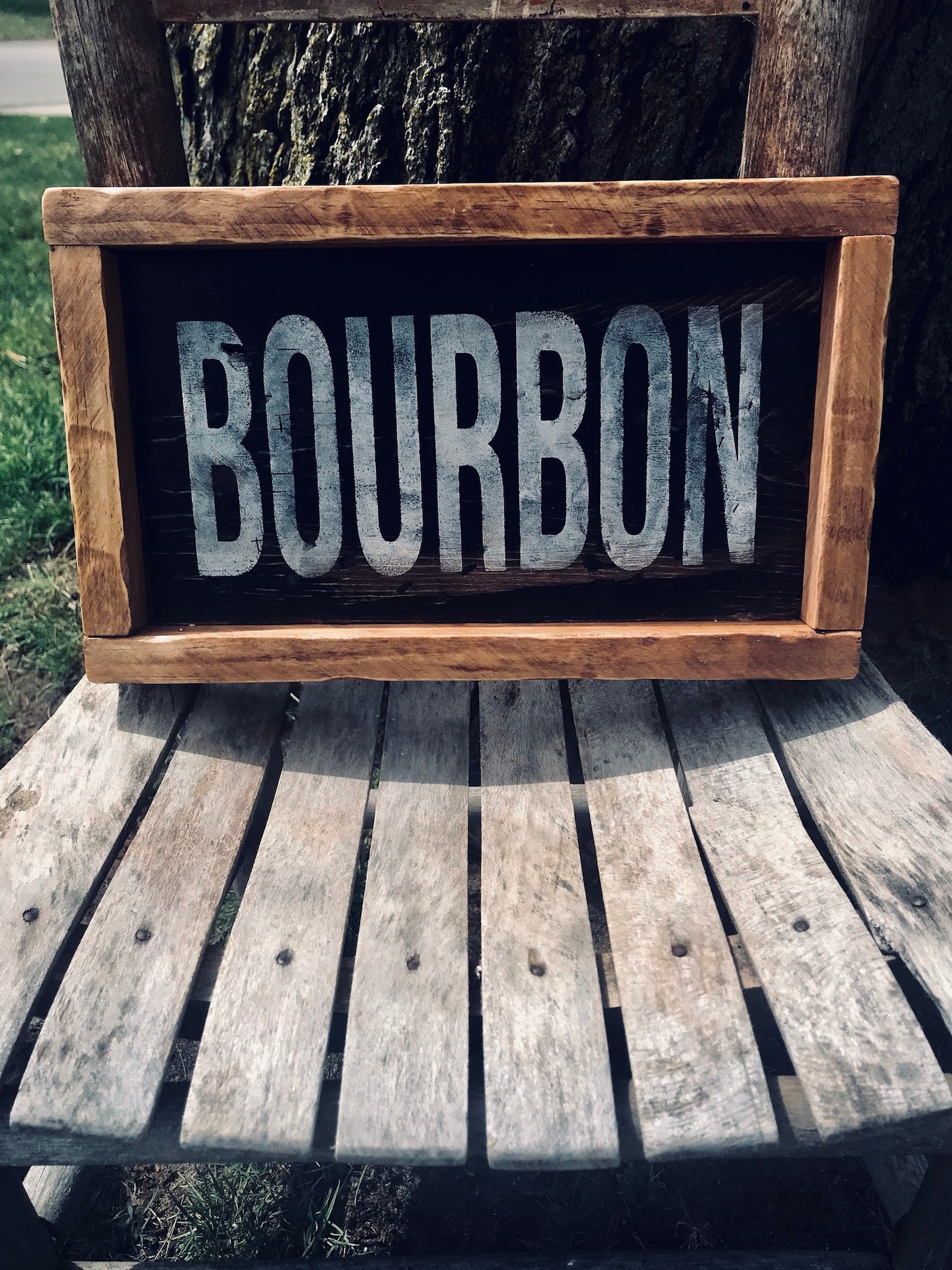 Aged Bourbon Whiskey Scotch Sign for Rustic Homes Distressed - Etsy