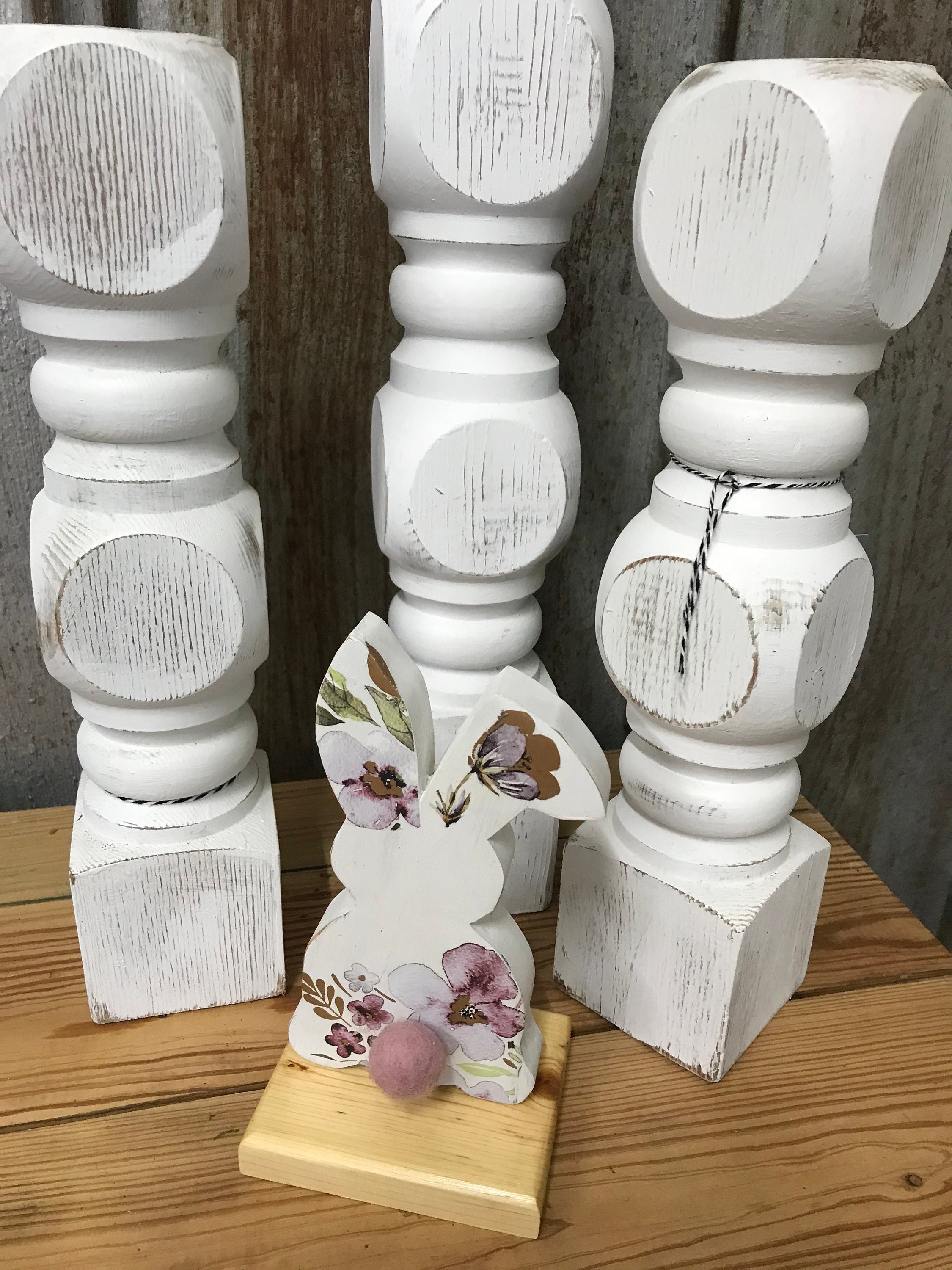 Wooden Easter bunny Spring rabbit decor Easter decor Easter | Etsy