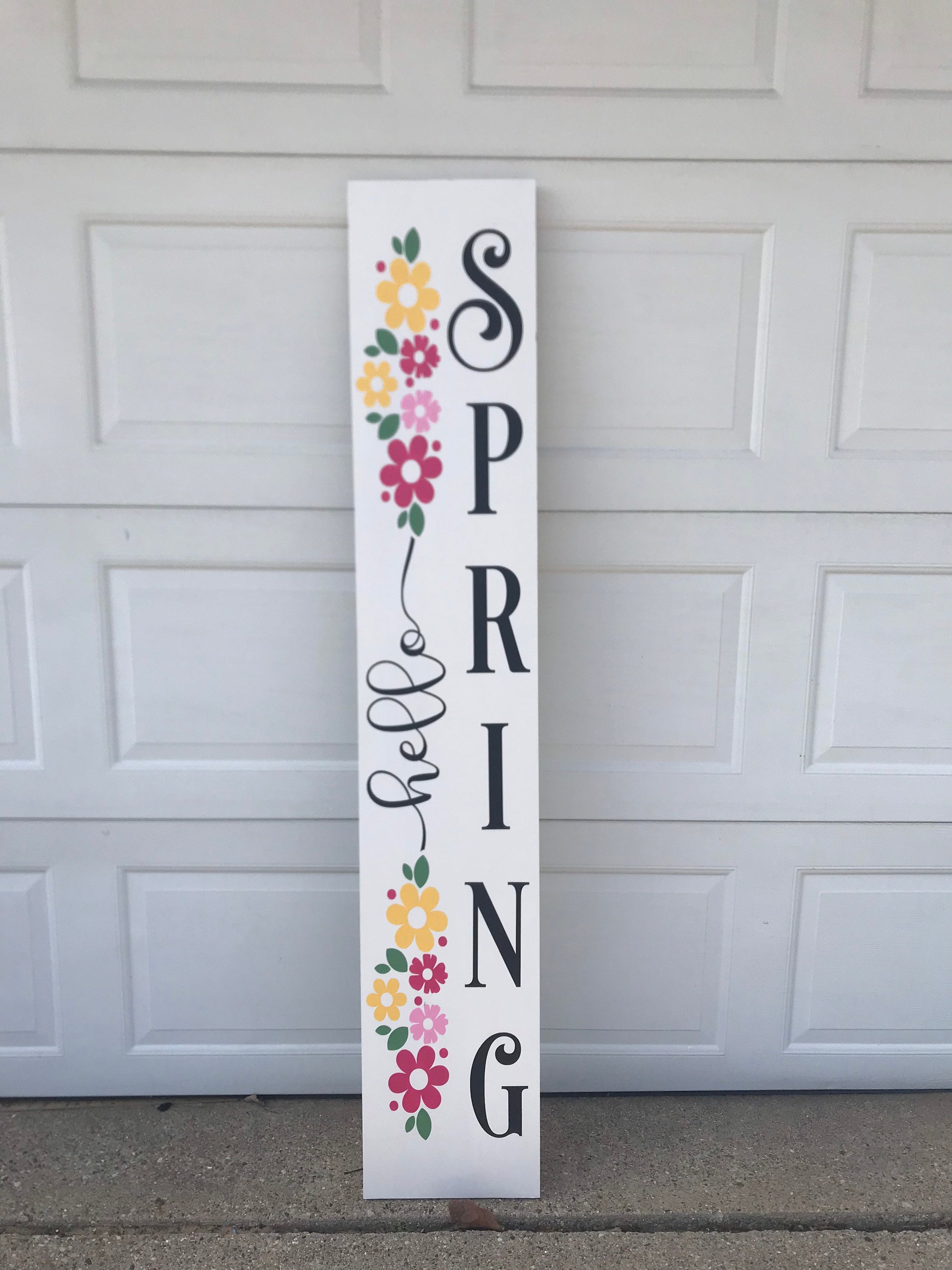 Summer Front Porch Sign Spring Front Porch Sign Double Sided | Etsy