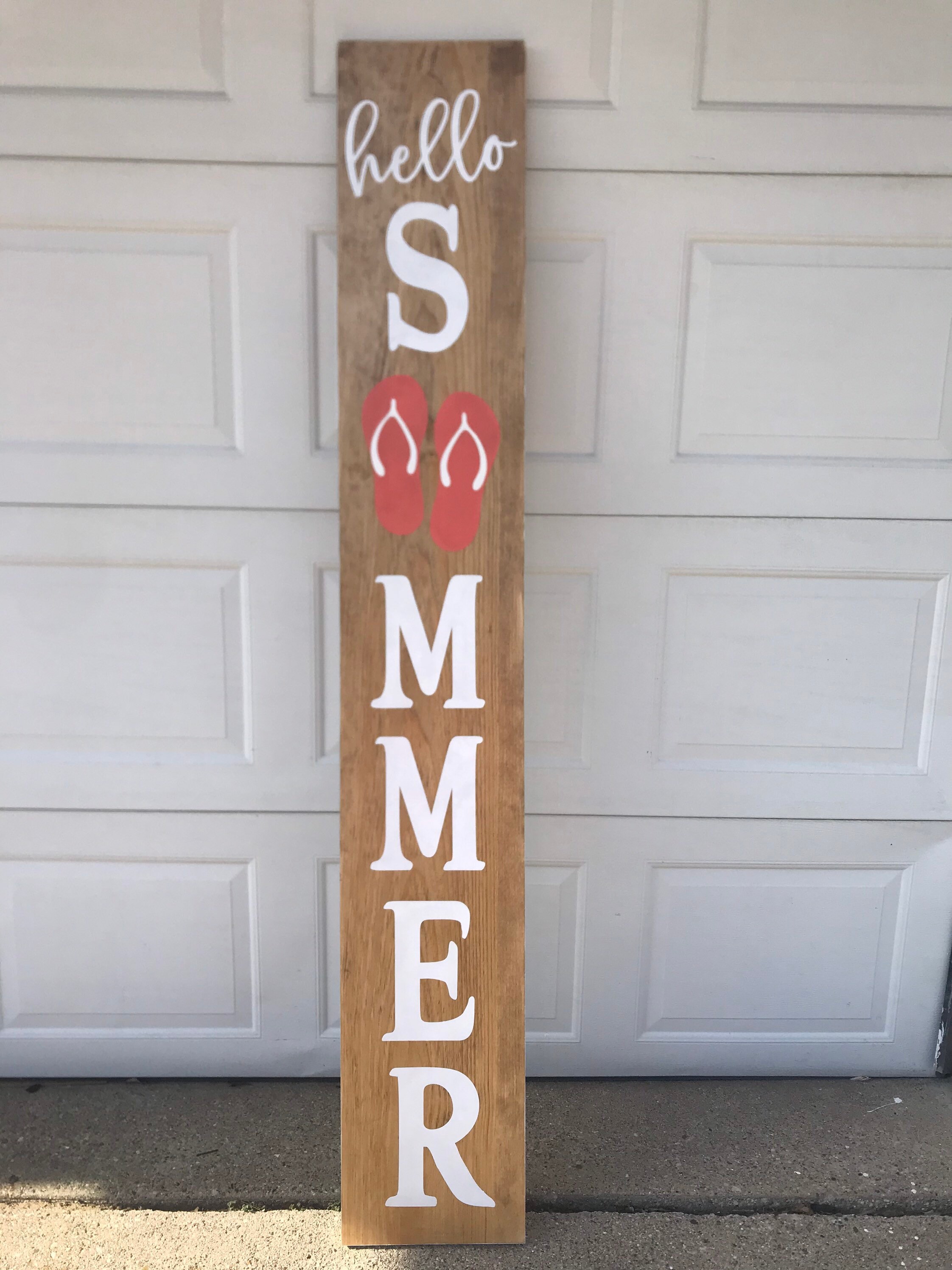 Summer Front Porch Sign Spring Front Porch Sign Double Sided | Etsy