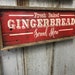 Gingerbread Sign Christmas Sign Aged Gingerbread Sign - Etsy