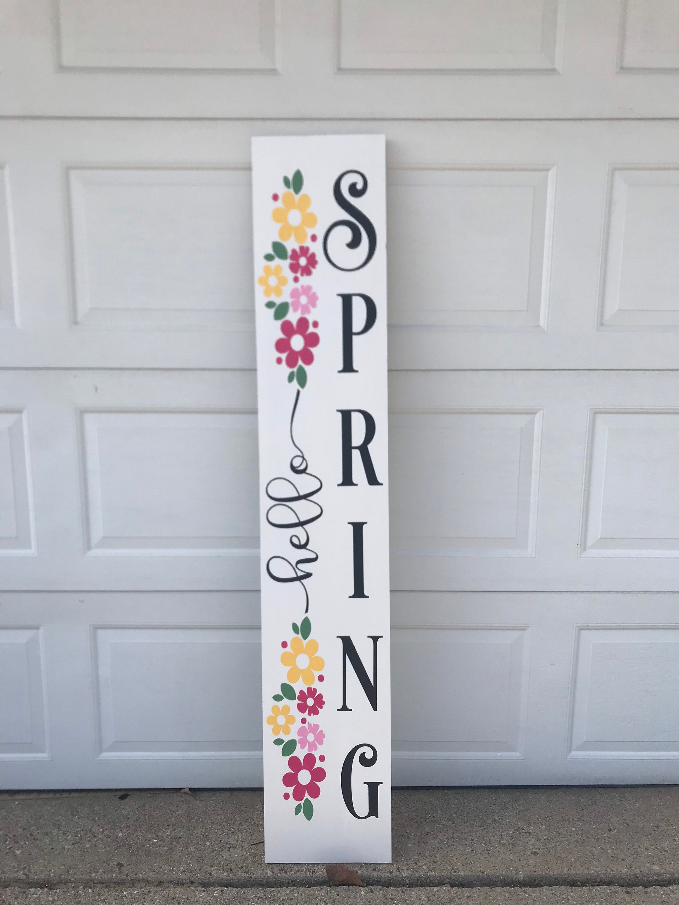 Summer Front Porch Sign Spring Front Porch Sign Double Sided | Etsy