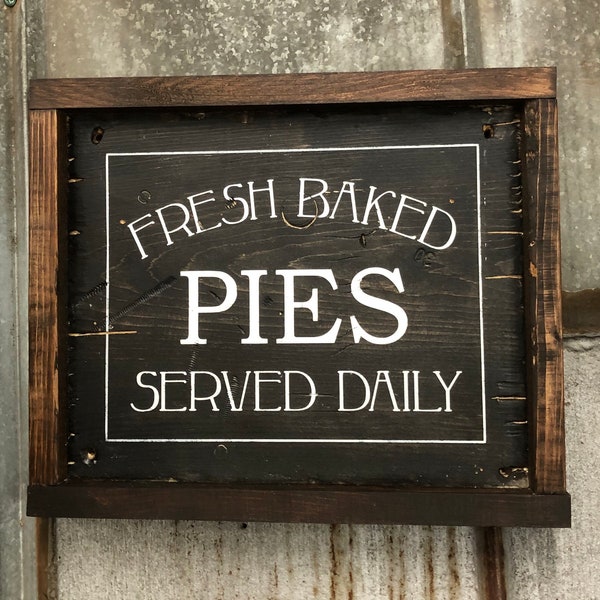 Fresh Baked Pies Sign - Etsy