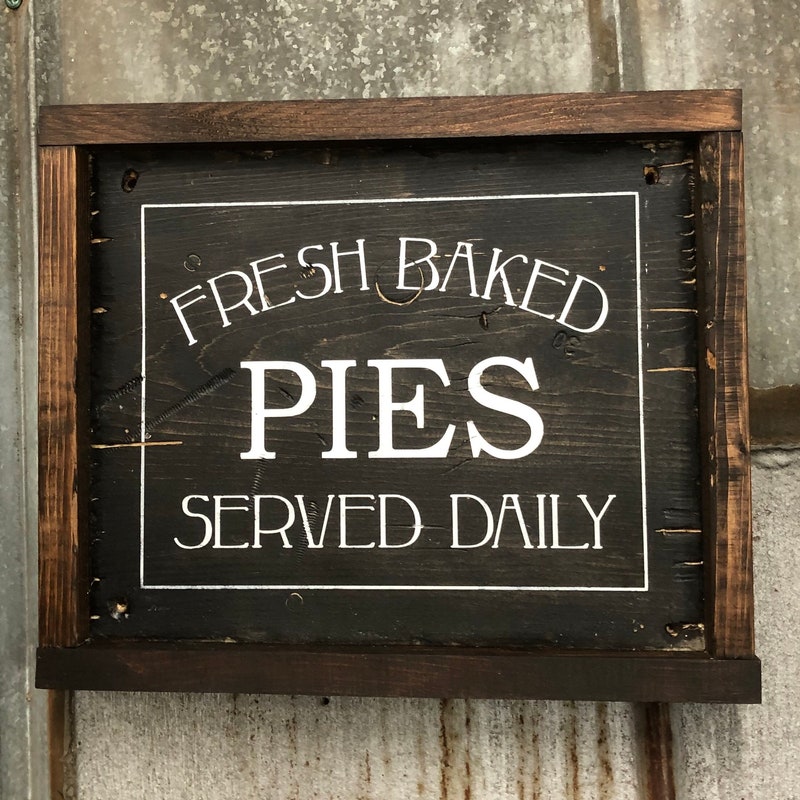 Fresh Baked Pies Sign - Etsy