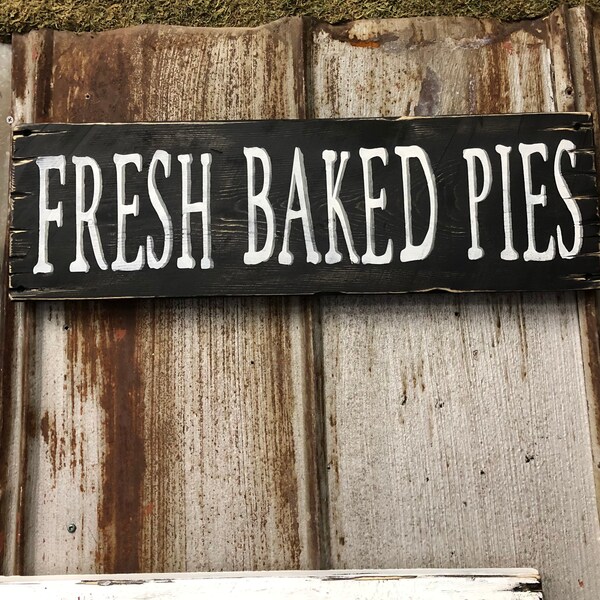 Fresh Baked Pies Sign - Etsy