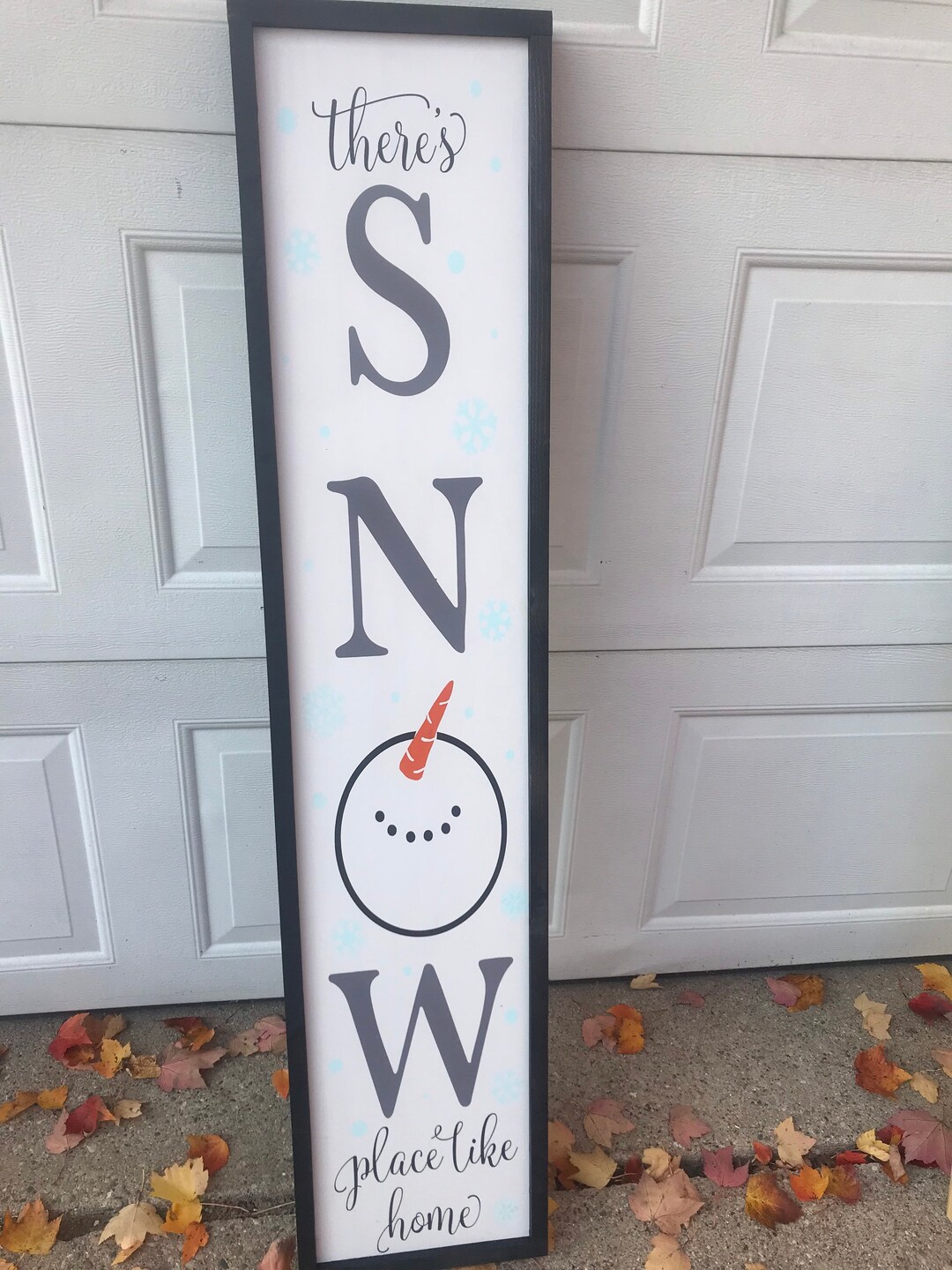 Winter Porch Sign, Hello Sweater Weather Porch Sign, There is Snow ...