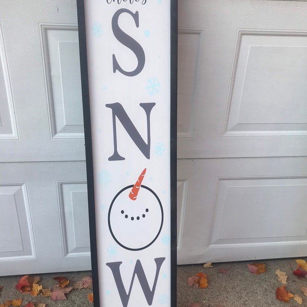 Winter Porch Sign - Etsy