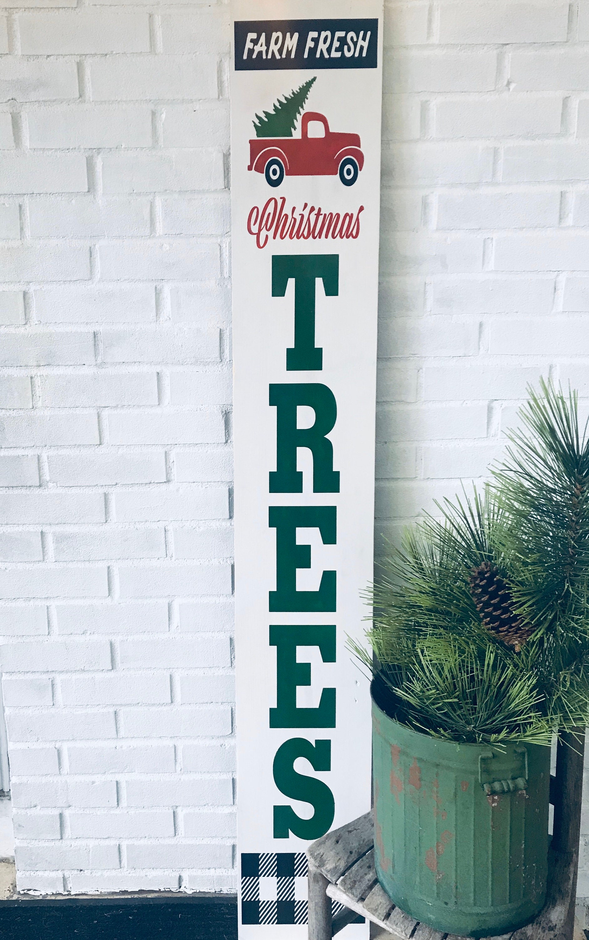 Christmas Front Porch Sign Farmhouse Christmas Sign | Etsy