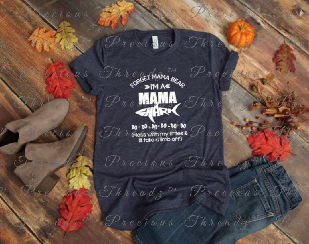 SCREEN PRINT| Mama Shark, Do-do-do-do-do, Forget Mama Bear | Screen ...