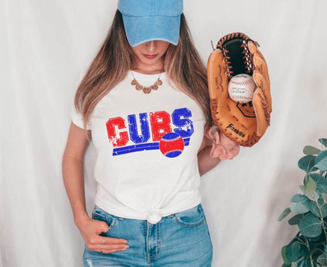 INSTANT Download - Cubs Baseball, Distressed Font Style, Red, Royal ...