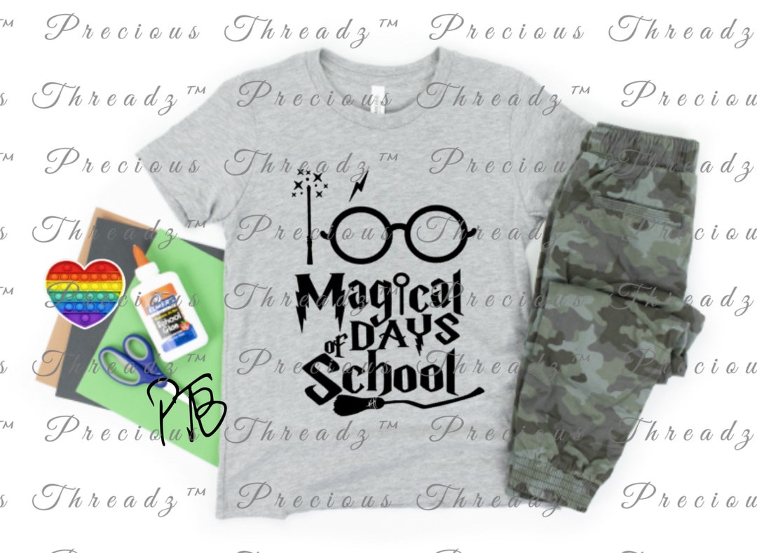 INSTANT Download - 100 Magical Days of School. School, One Hundred, 100 ...