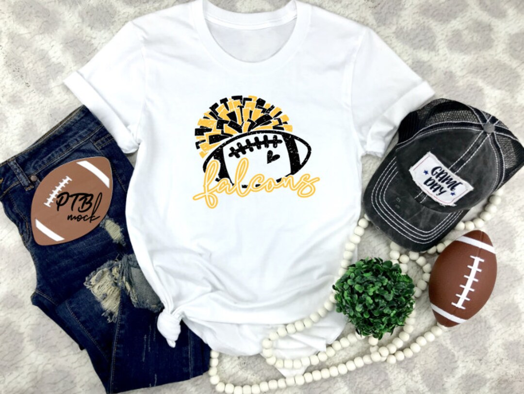 INSTANT Download - Falcons Cheer Pom, Football, Grunge Style, Football ...