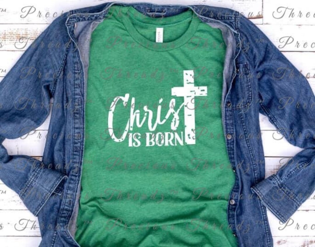 SCREEN PRINT - Christ is Born Screen Print | Winter | Spiritual ...