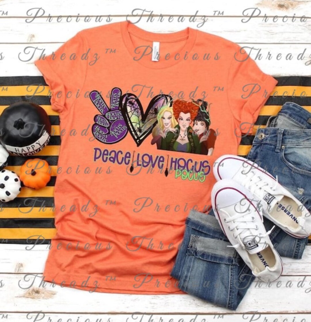 SCREEN PRINT - Peace, Love, Witches | Halloween | H*cus P*cus | Witches ...