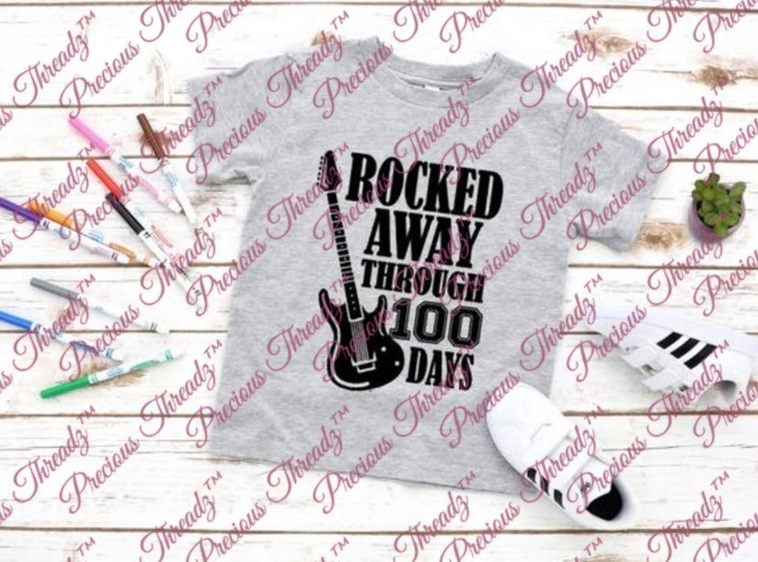 SCREEN PRINT KIDS - 100 Days of School | Rocked My Way | School ...