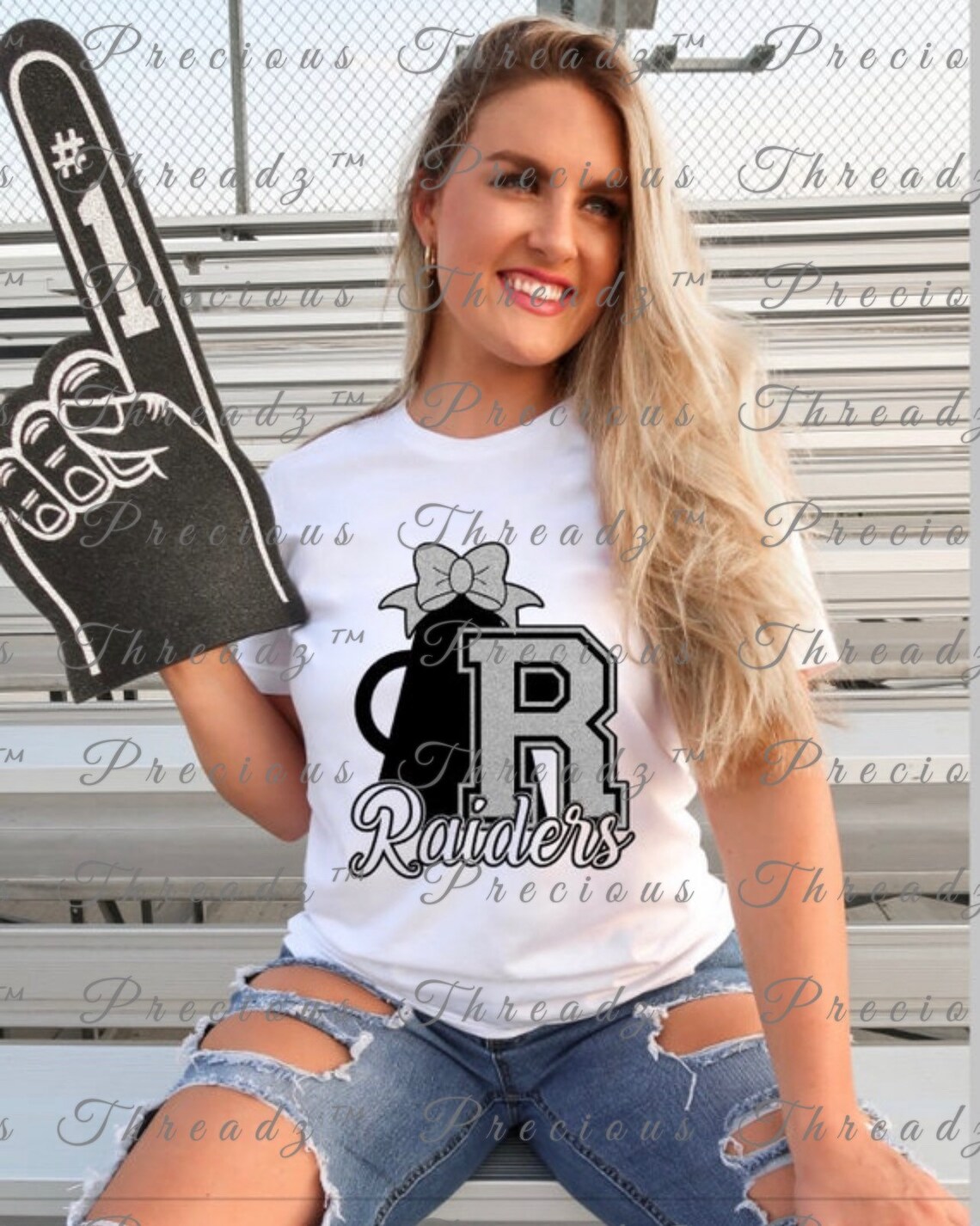 INSTANT Download - Raiders Cheer Megaphone 2 Color Design, Football ...