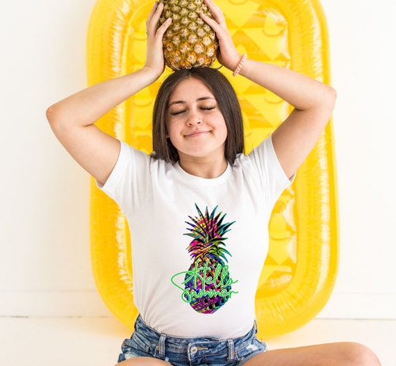 INSTANT Download Hello Summer Pineapple Summer Sun - Etsy