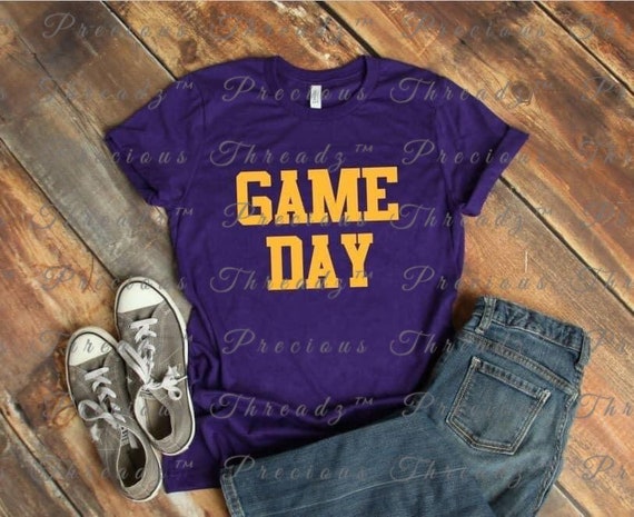 SCREEN PRINT Game Day Cheer Football Sports Basketball | Etsy